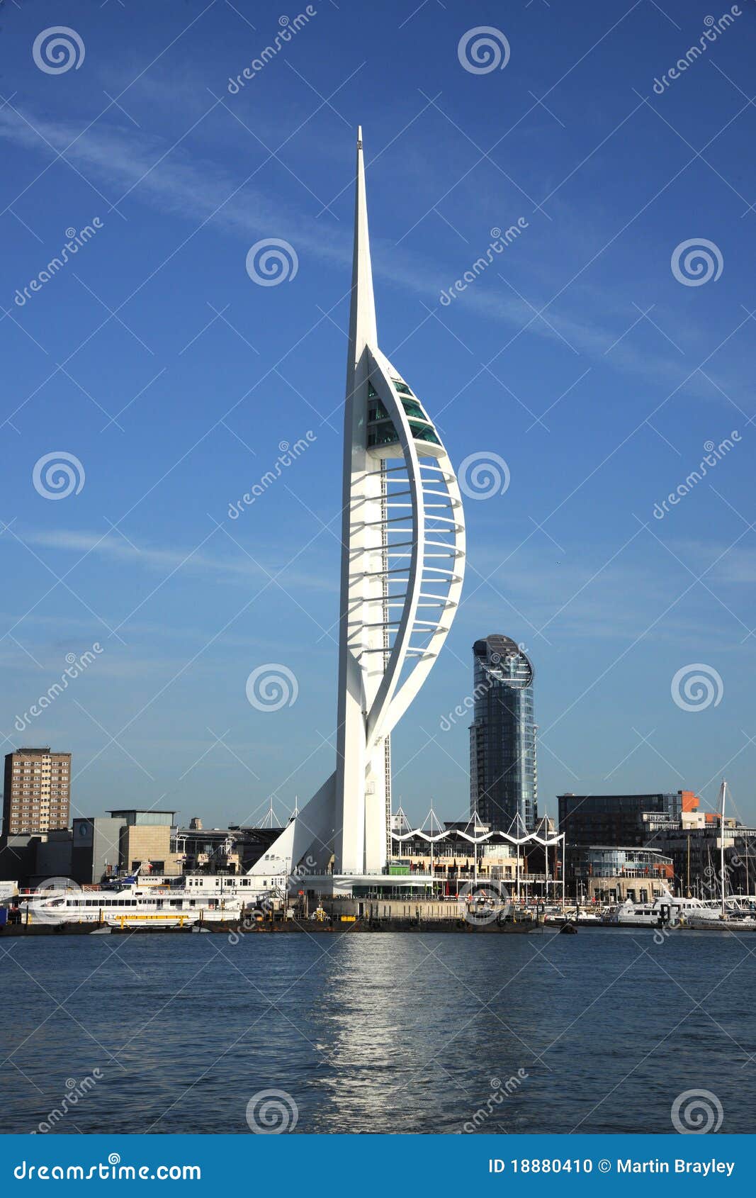Spinnaker tower in winter editorial image. Image of spinnaker - 18880410