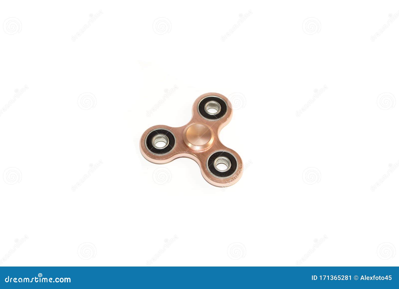Spinner. Isolated Golden Spinner. Isolated Background Stock Image ...