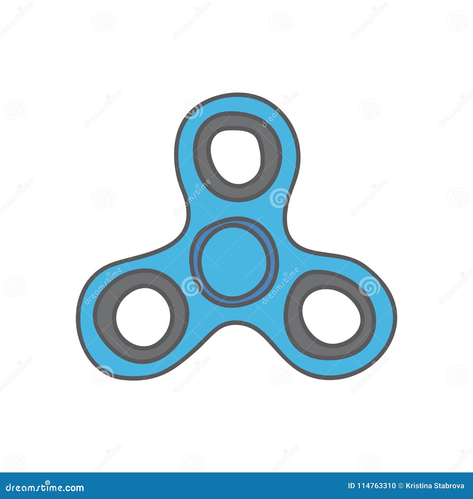 Modern Rotating Telehandler. Vector | CartoonDealer.com #281671327