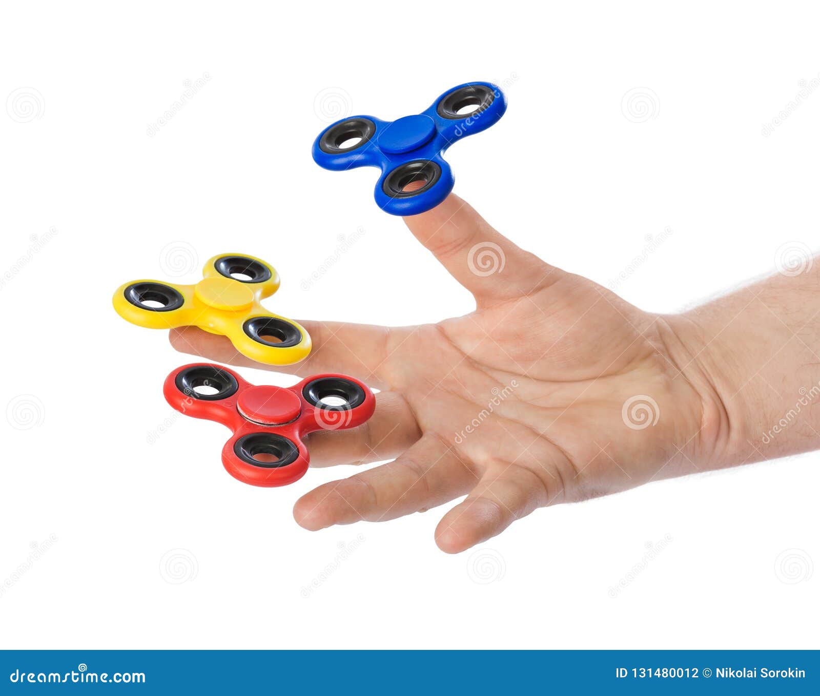 Spinners in hand stock photo. Image of craze, fidget - 131480012
