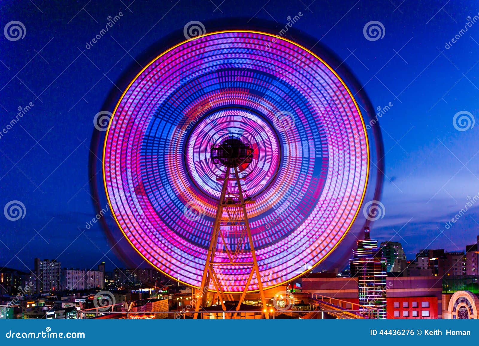 Spinning around stock photo. Image of blue, background - 44436276