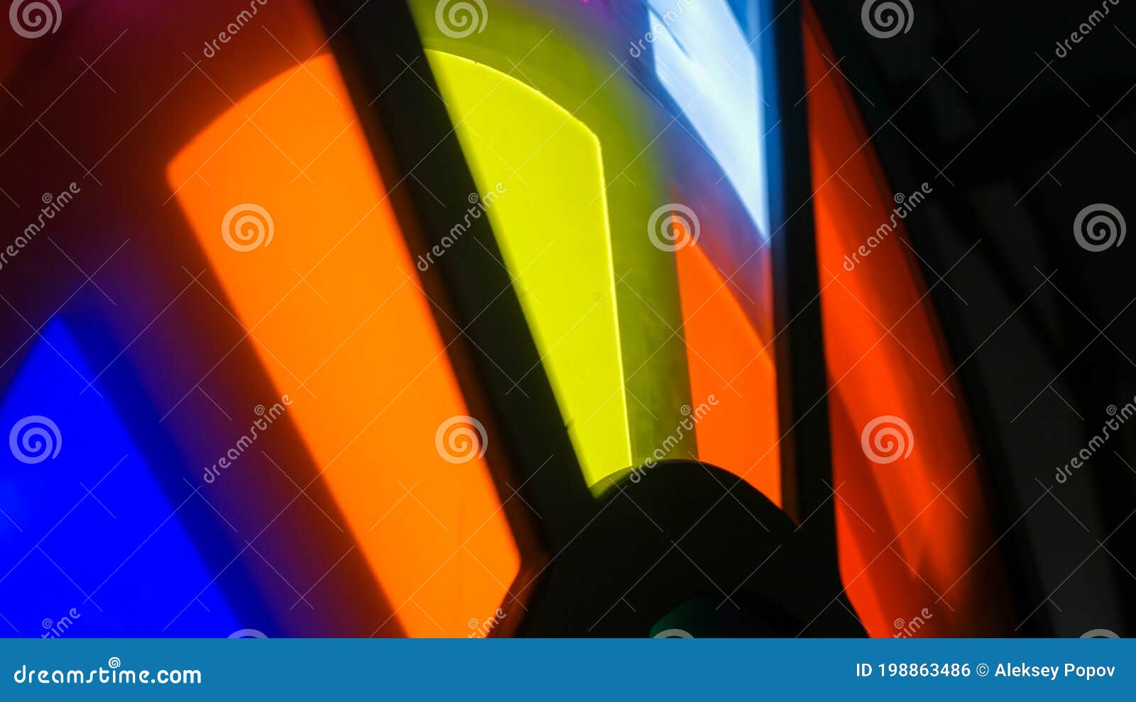 Spinning Circles with Multicolors Glasses Stock Photo - Image of color ...