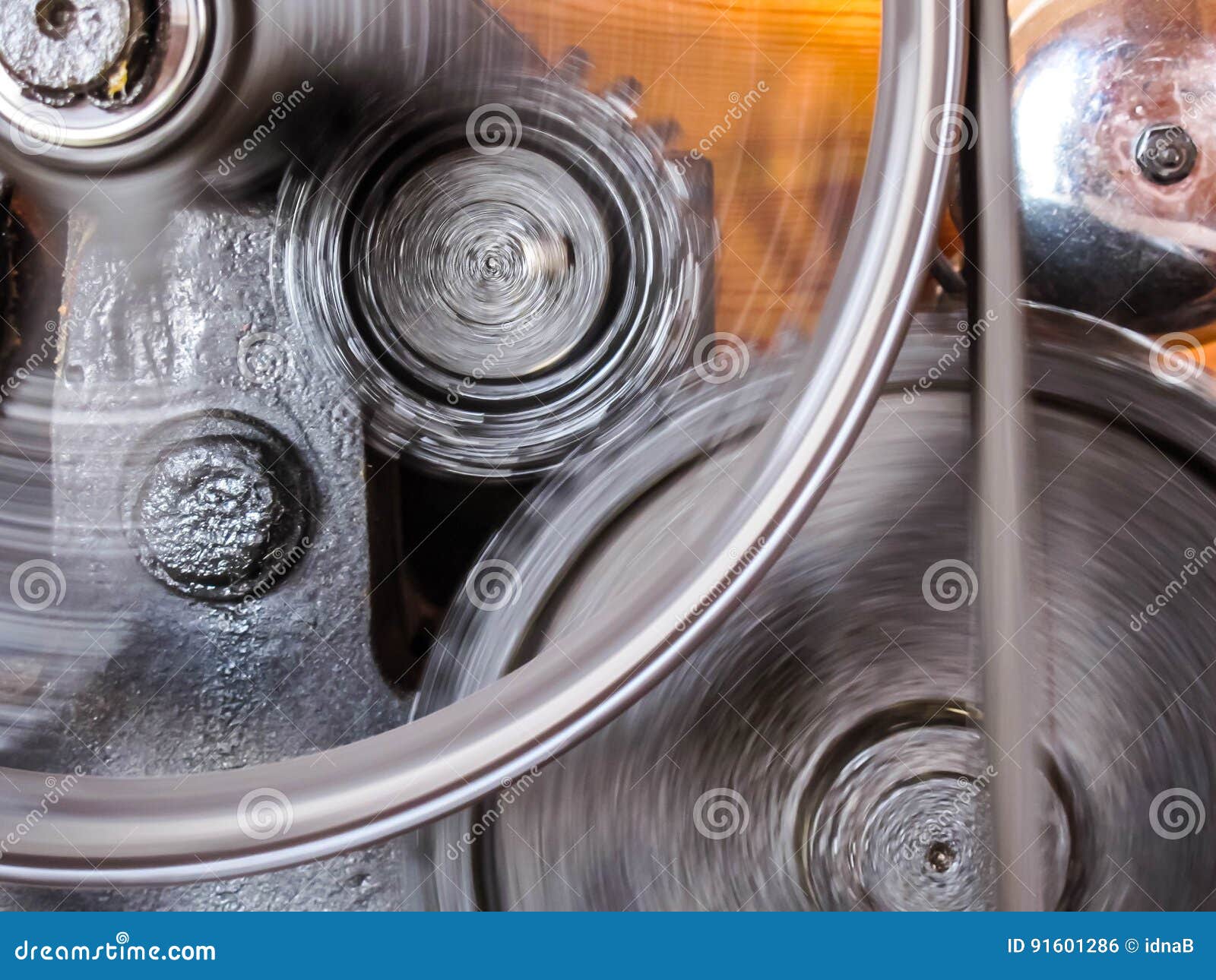 Spinning cog wheels stock photo. Image of mechanics, mill - 91601286