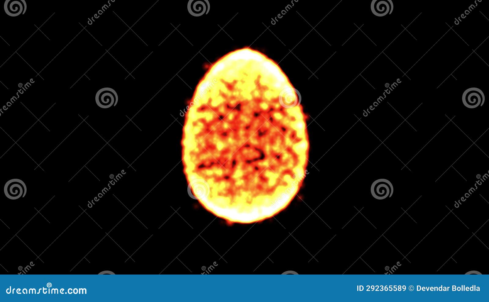Spinning 3d Fire Egg Motion Graphics with Plain Black Background Stock ...