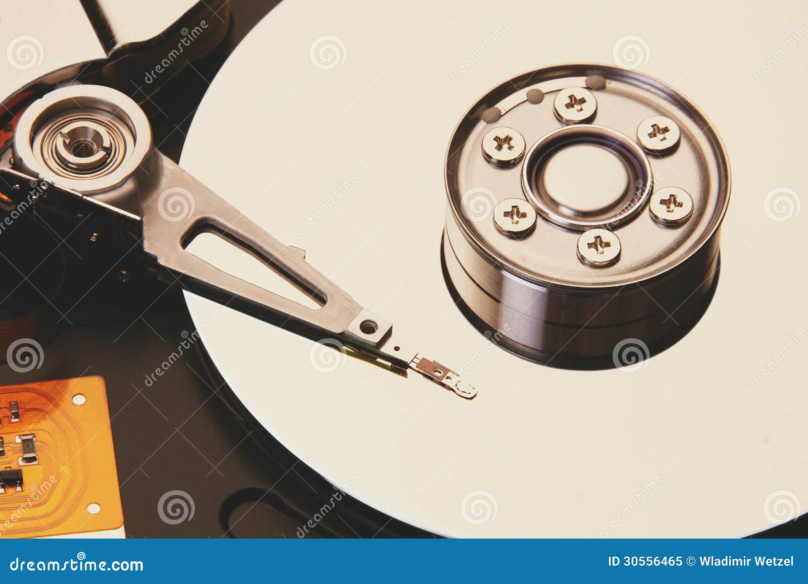 Spinning drive stock image. Image of storage, warning - 30556465