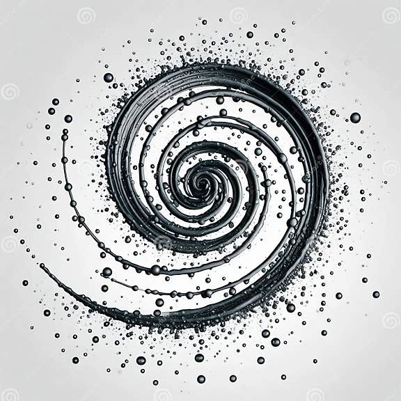 Spinning Droplets these Raindrops Spin As they Fall, Creating Stock ...