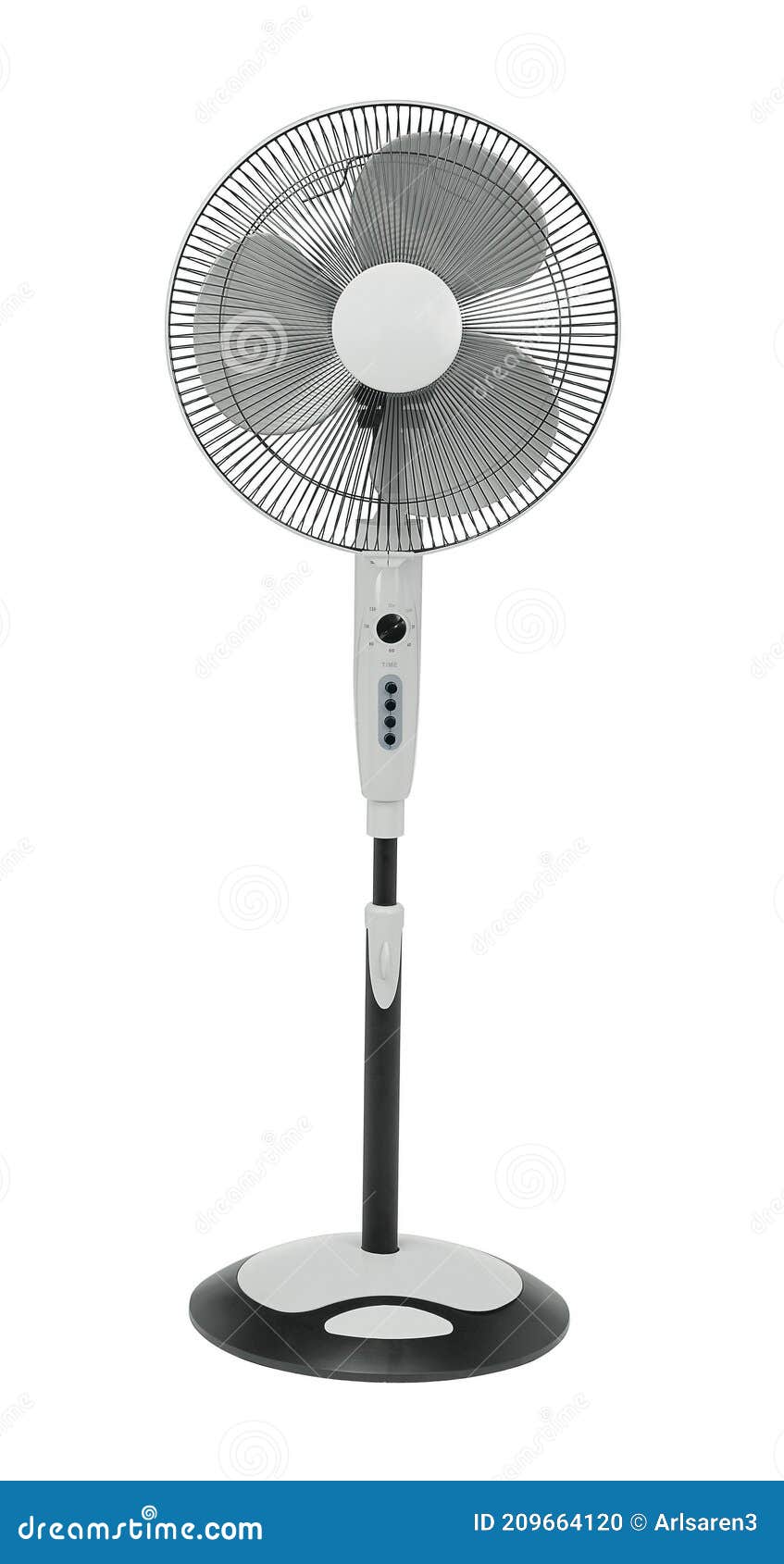 Spinning electric fan stock photo. Image of metal, life - 209664120