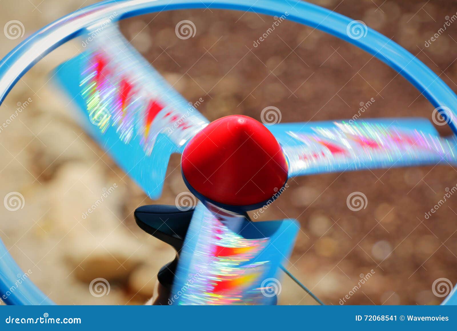 Spinning Fast Propeller Disc Toy Stock Image - Image of enjoying, games ...
