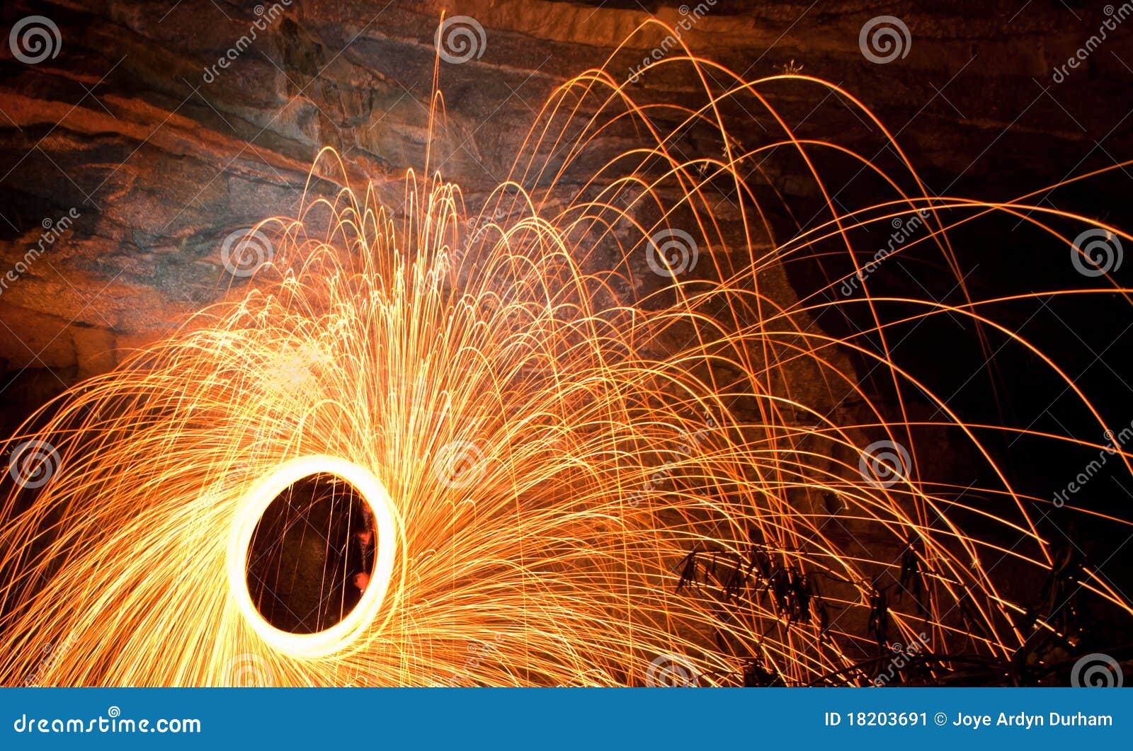 Spinning Fire stock image. Image of bright, color, fire - 18203691