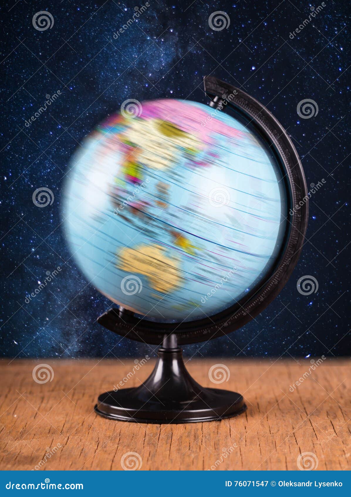Spinning globe stock image. Image of global, rotate, blur - 76071547