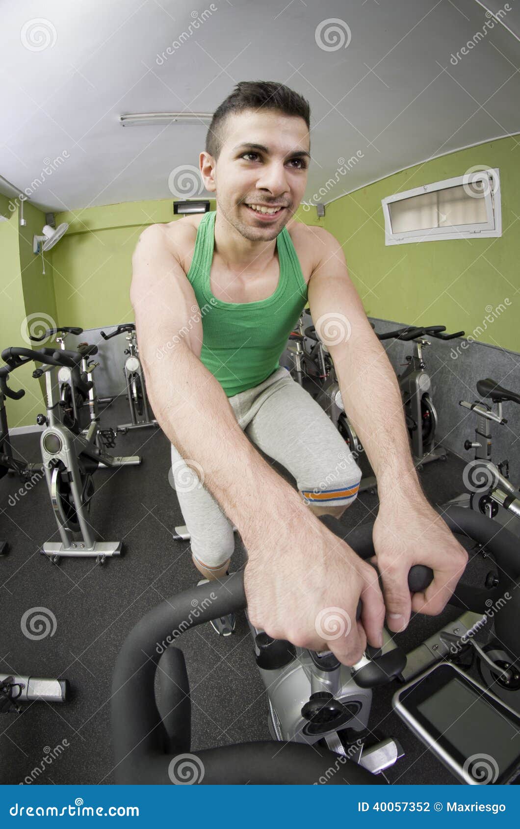 Spinning guy stock photo. Image of effort, fish, beauty - 40057352