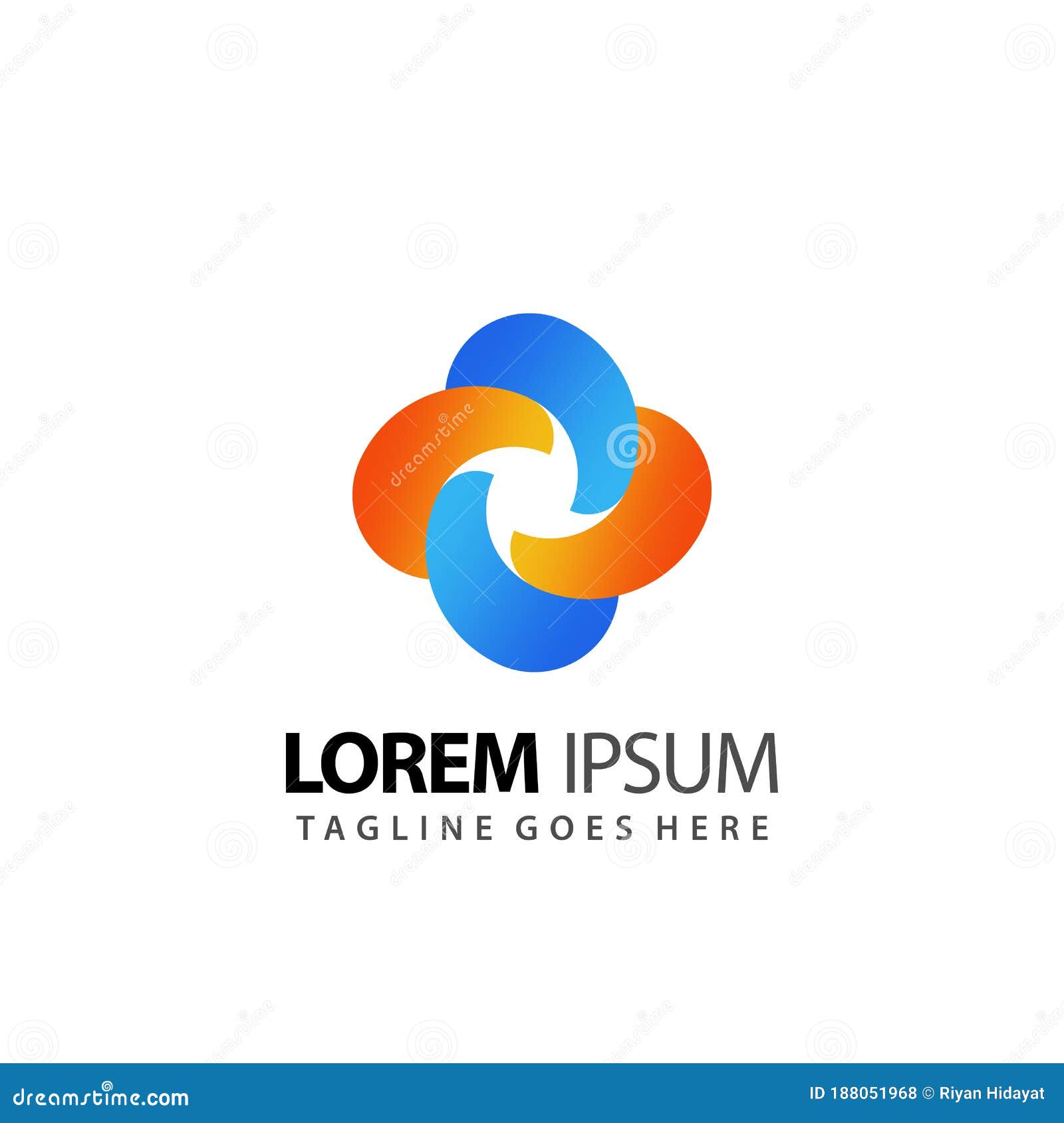 Spinning Logos Modern Logo Icon Design Vector Illustration Template ...