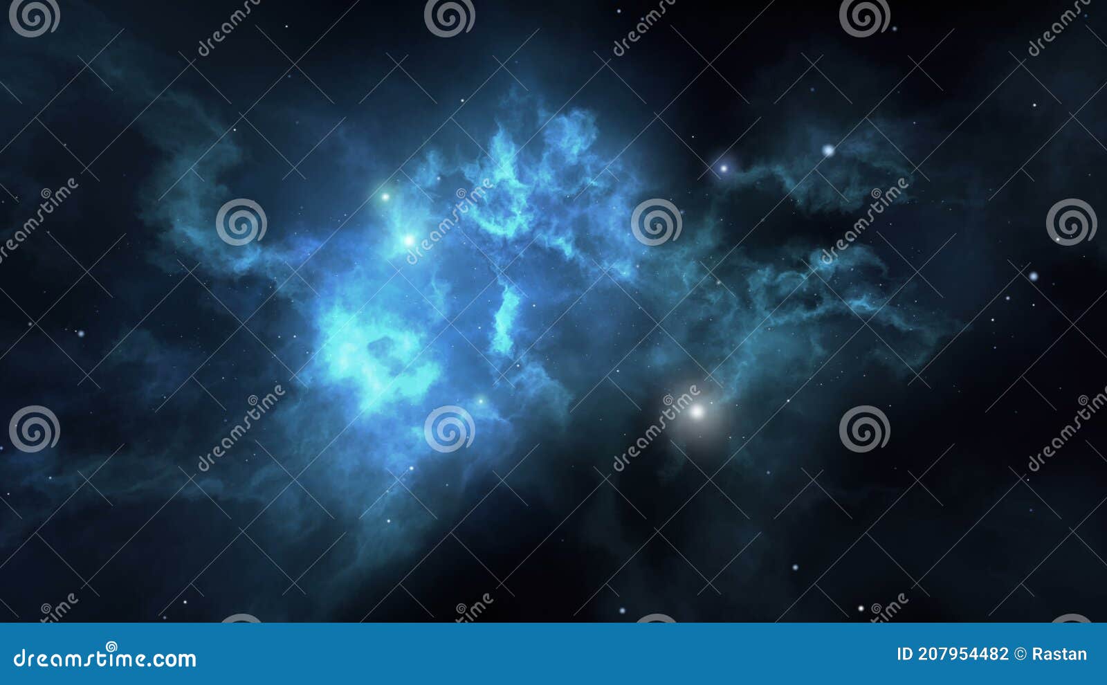 Spinning nebula loop stock footage. Video of creation - 207954482