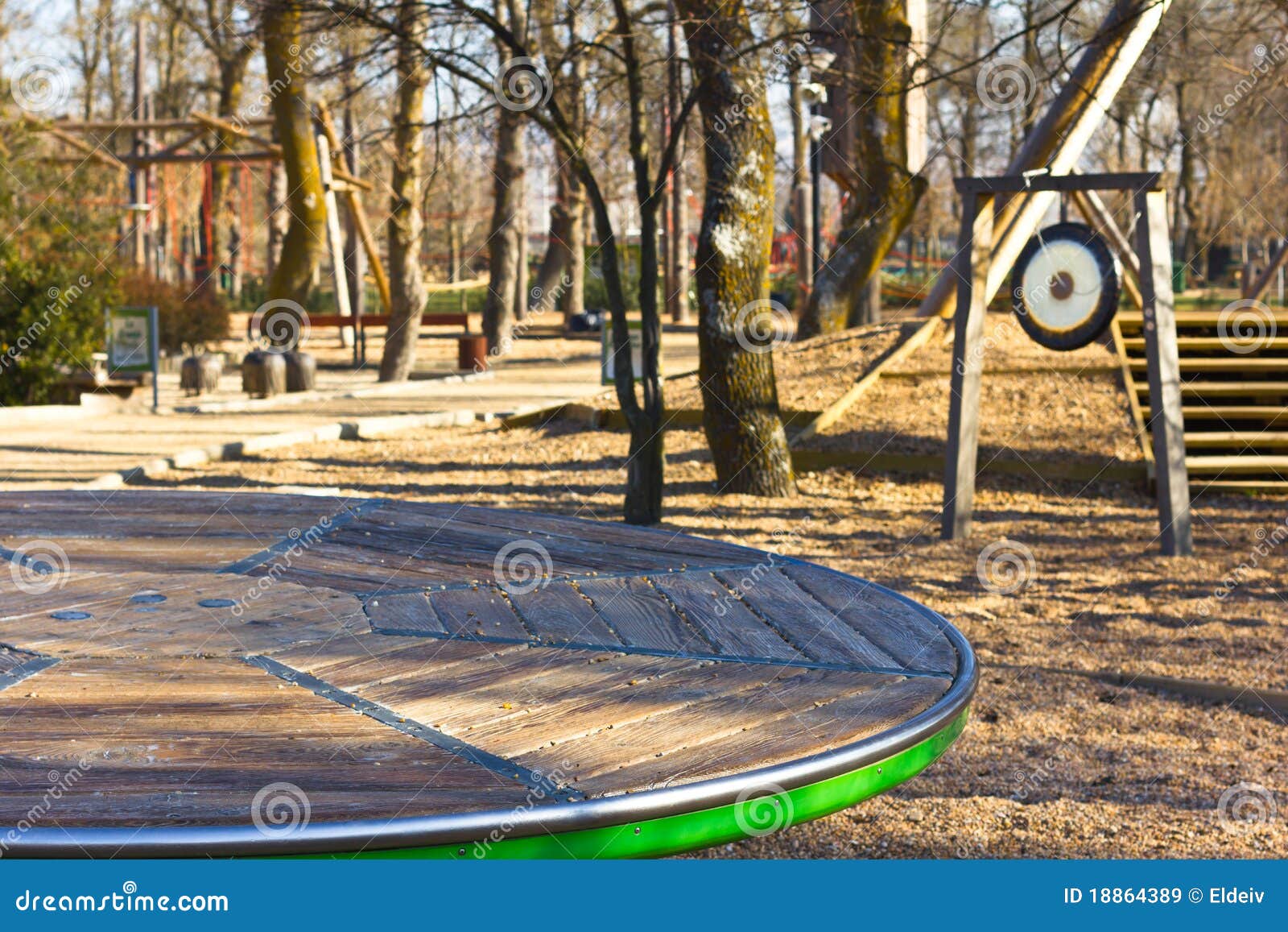 Spinning Platform Playground Stock Image - Image of swinging, pursuit ...