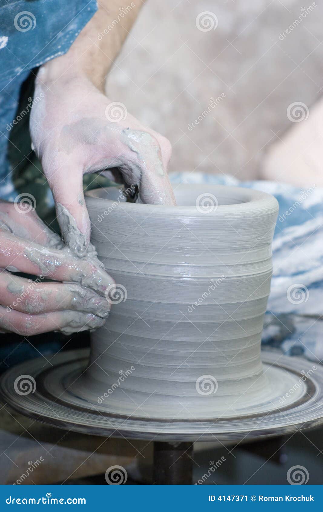 Spinning the pot stock image. Image of process, spin, round - 4147371