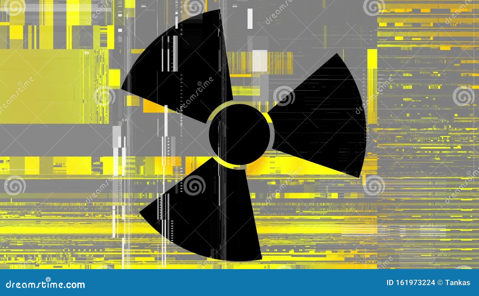Nuclear Symbol Flashing Icon Loop Stock Footage - Video of ...