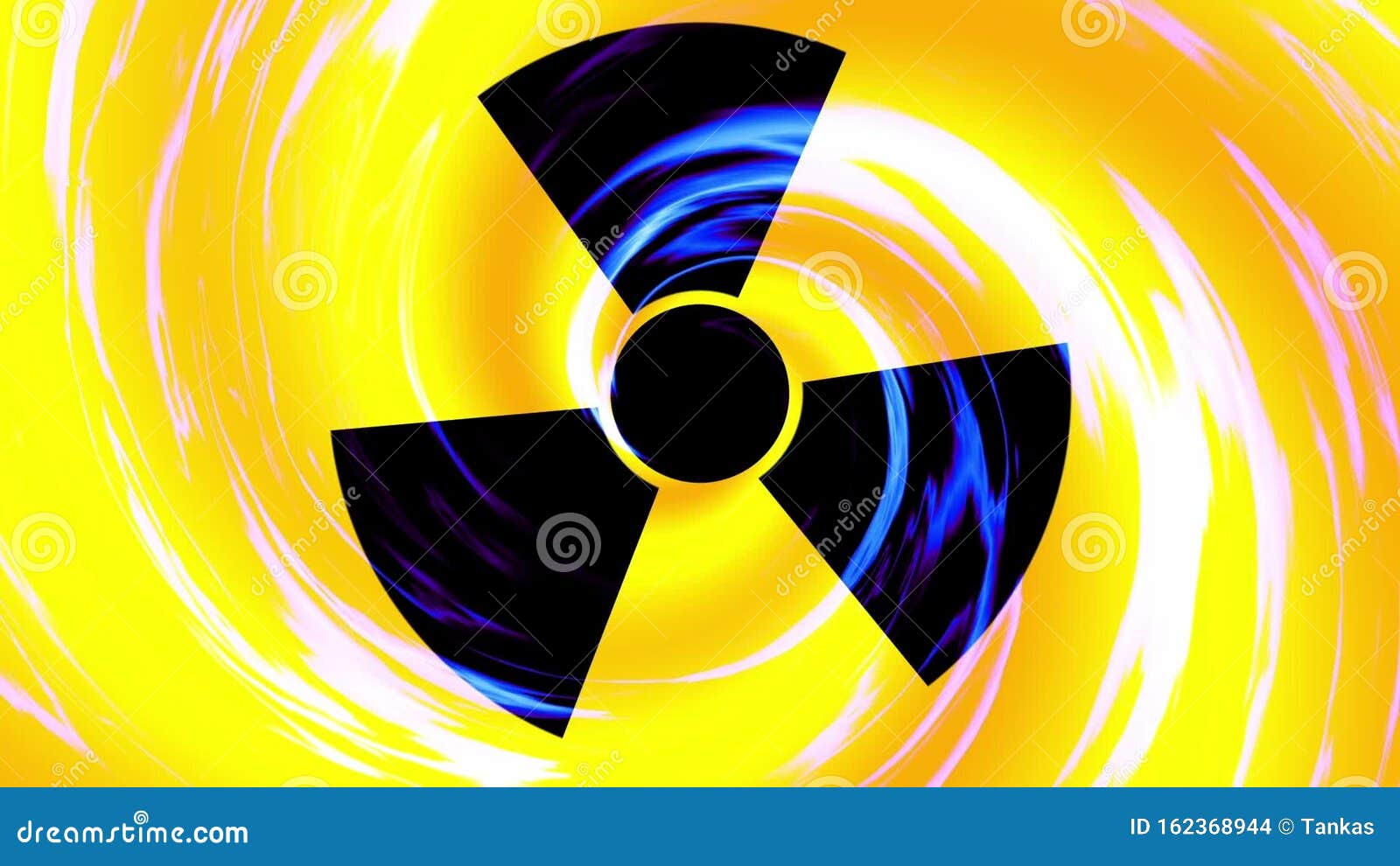 Nuclear Symbol Flashing Icon Loop Stock Footage - Video of atomic ...