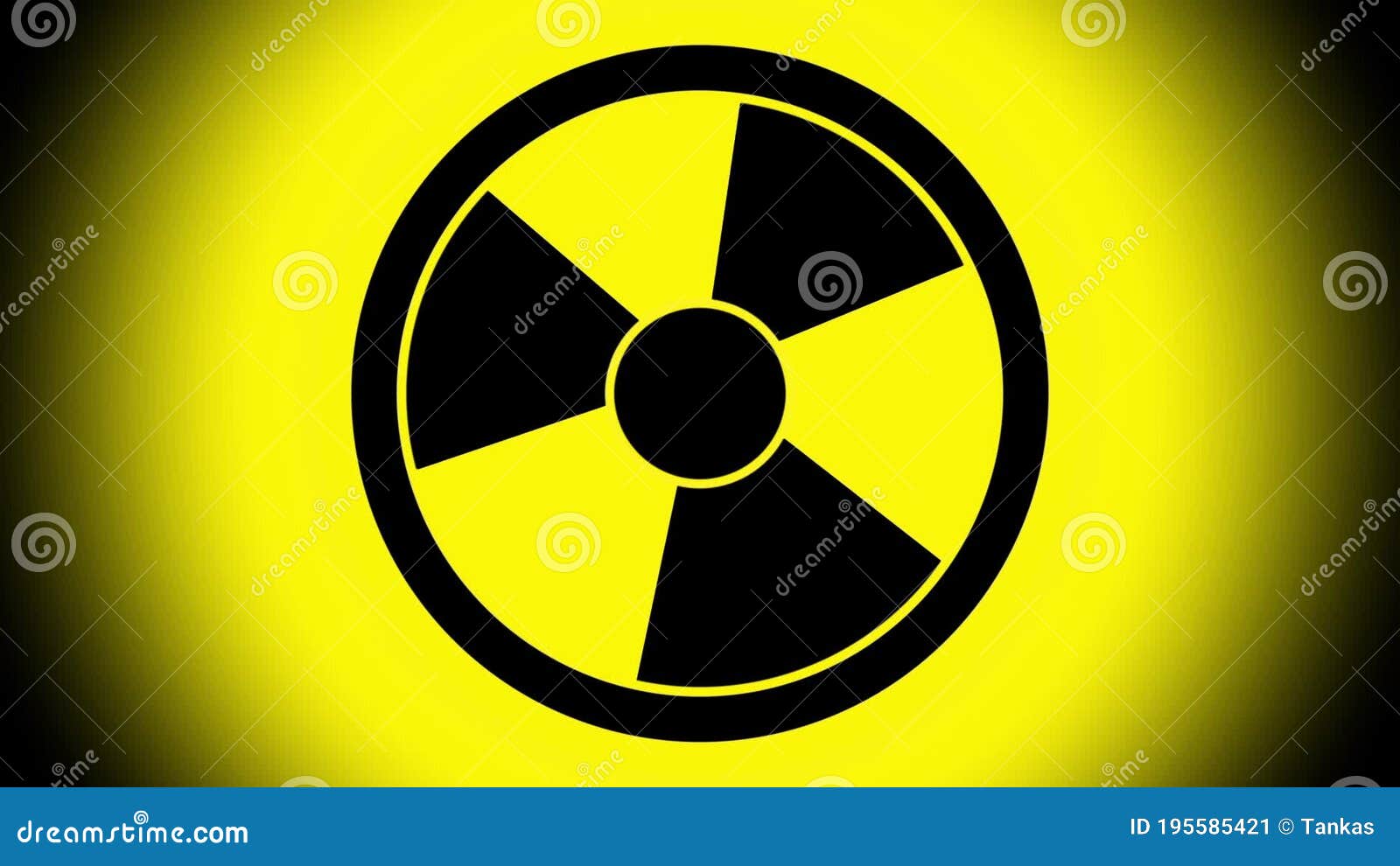 Nuclear Symbol Flashing Icon Loop Stock Video - Video of environment ...