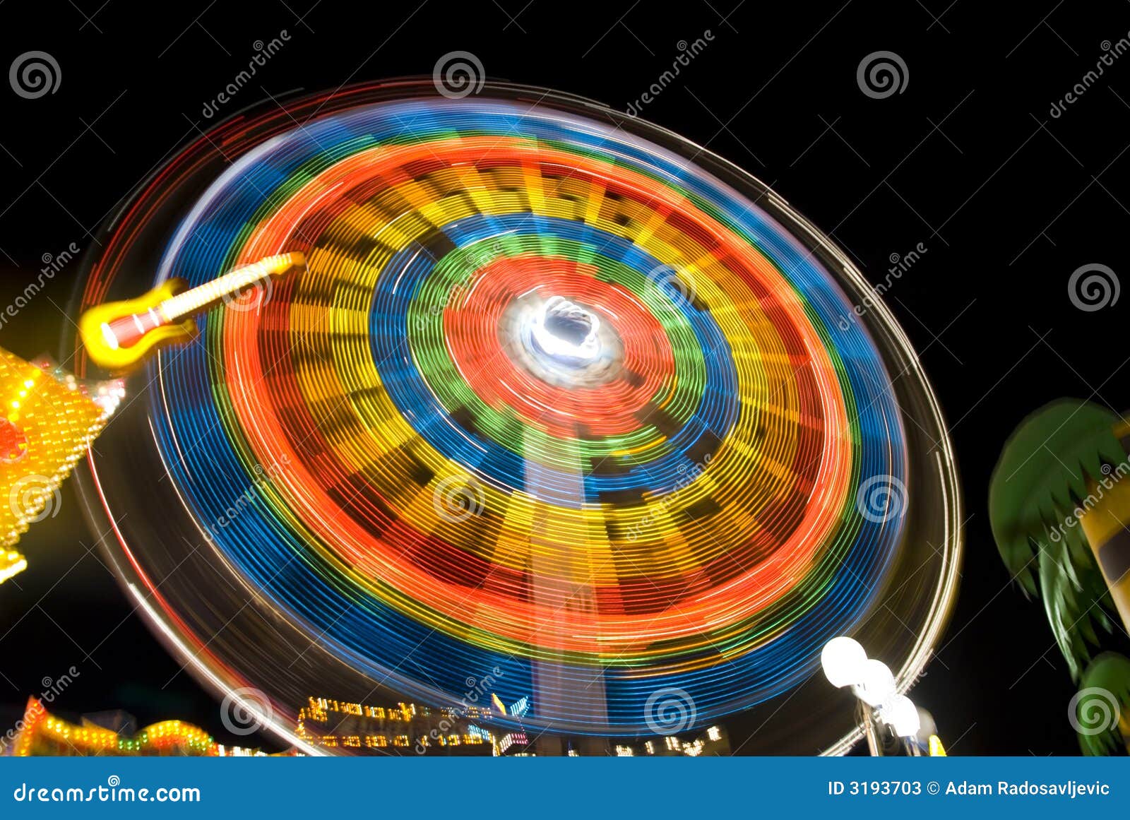 Spinning Ride stock image. Image of event, gathering, colors - 3193703