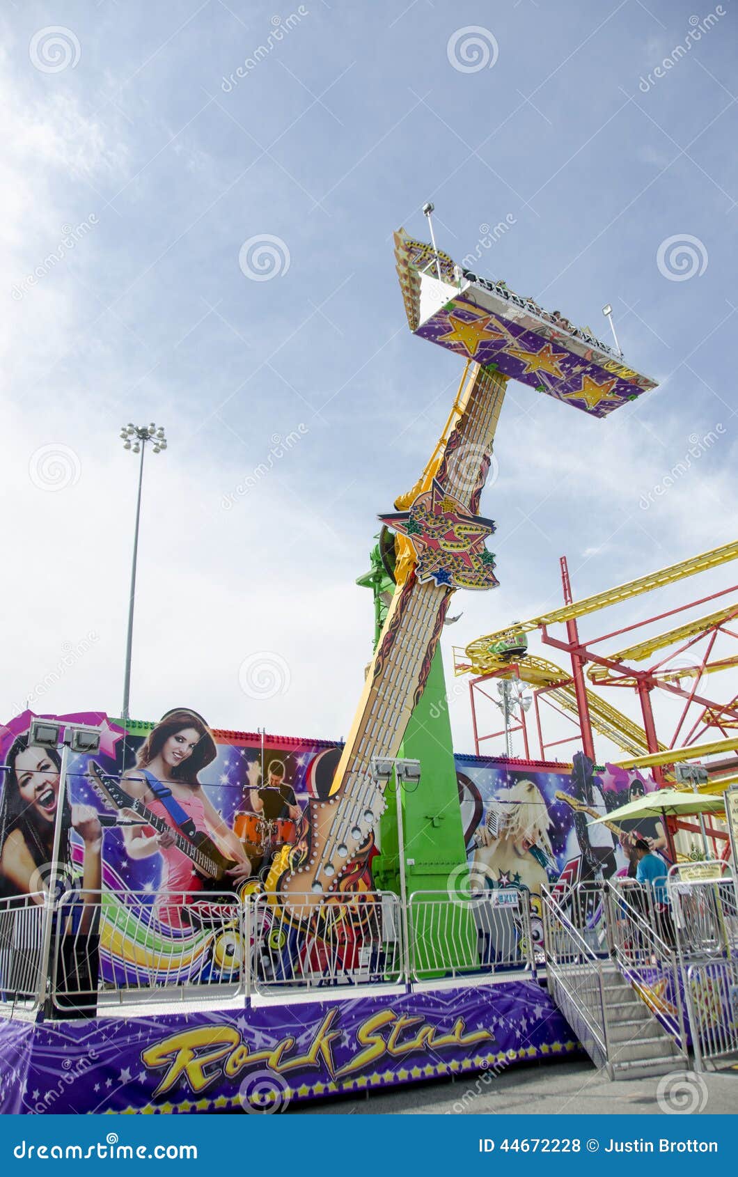 Spinning Ride With Blur Editorial Stock Photo - Image: 44672228