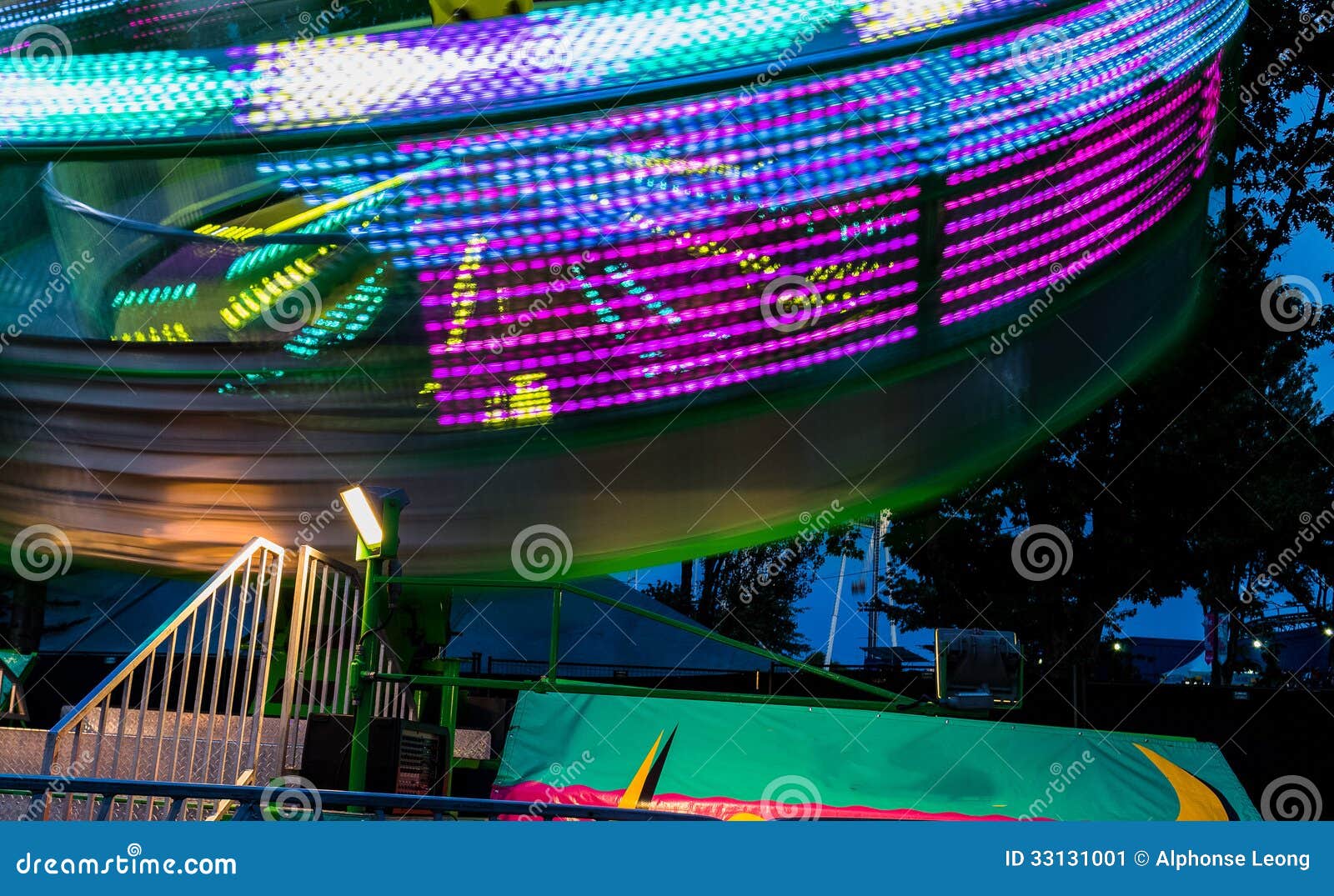 Spinning ride at the fair stock image. Image of fairground - 33131001
