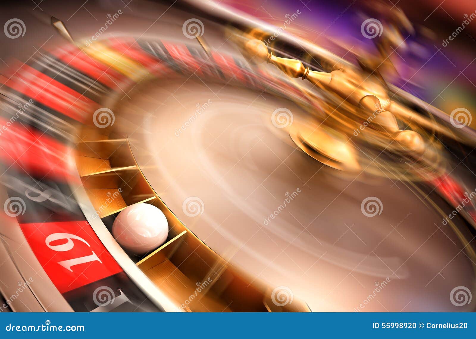 Spinning roulette stock photo. Image of roulette, ball - 55998920