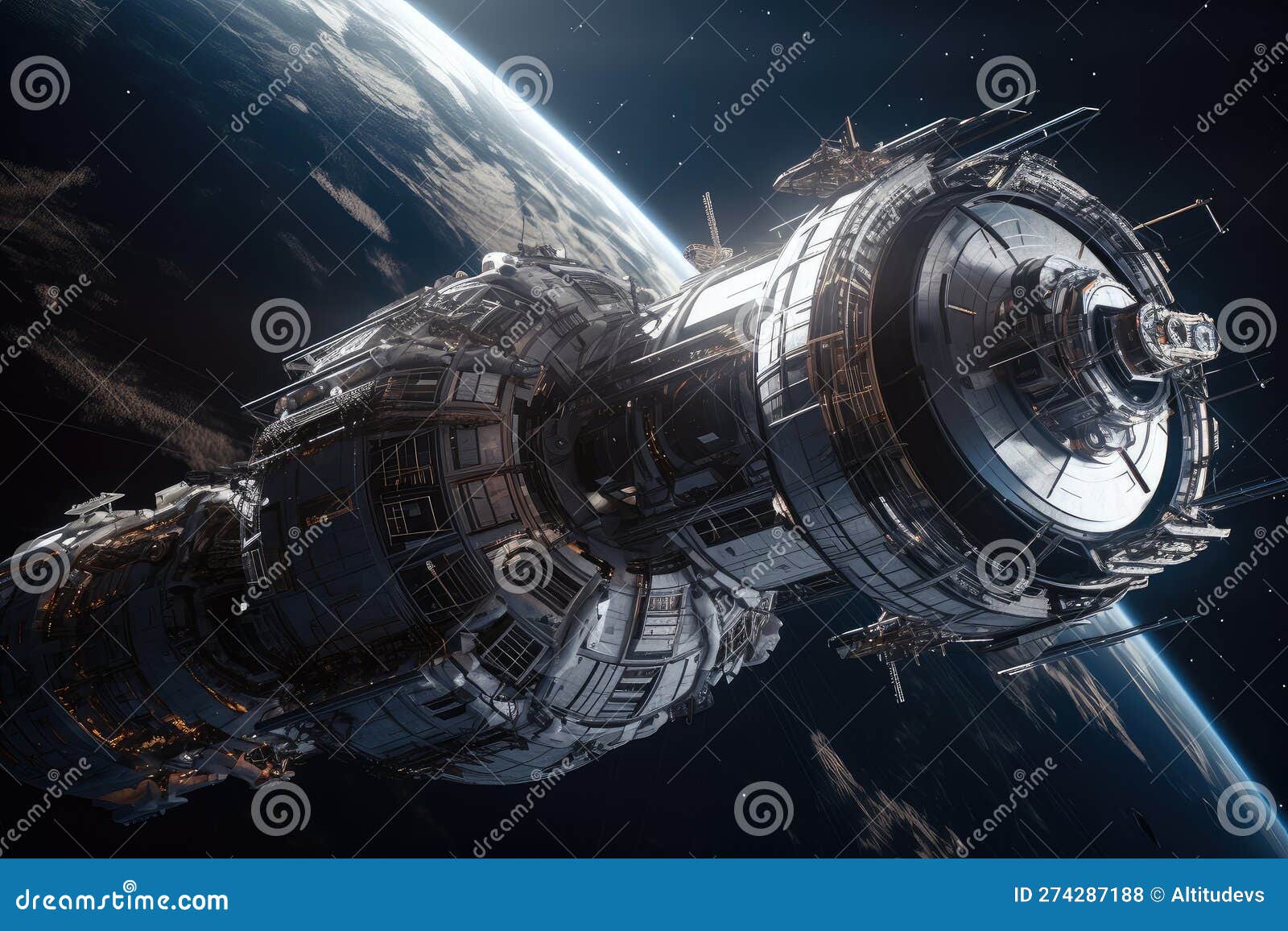 Spinning Space Vortex Royalty-Free Cartoon | CartoonDealer.com #355590110