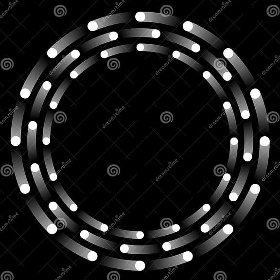 Spinning spheres stock vector. Illustration of white - 10583819