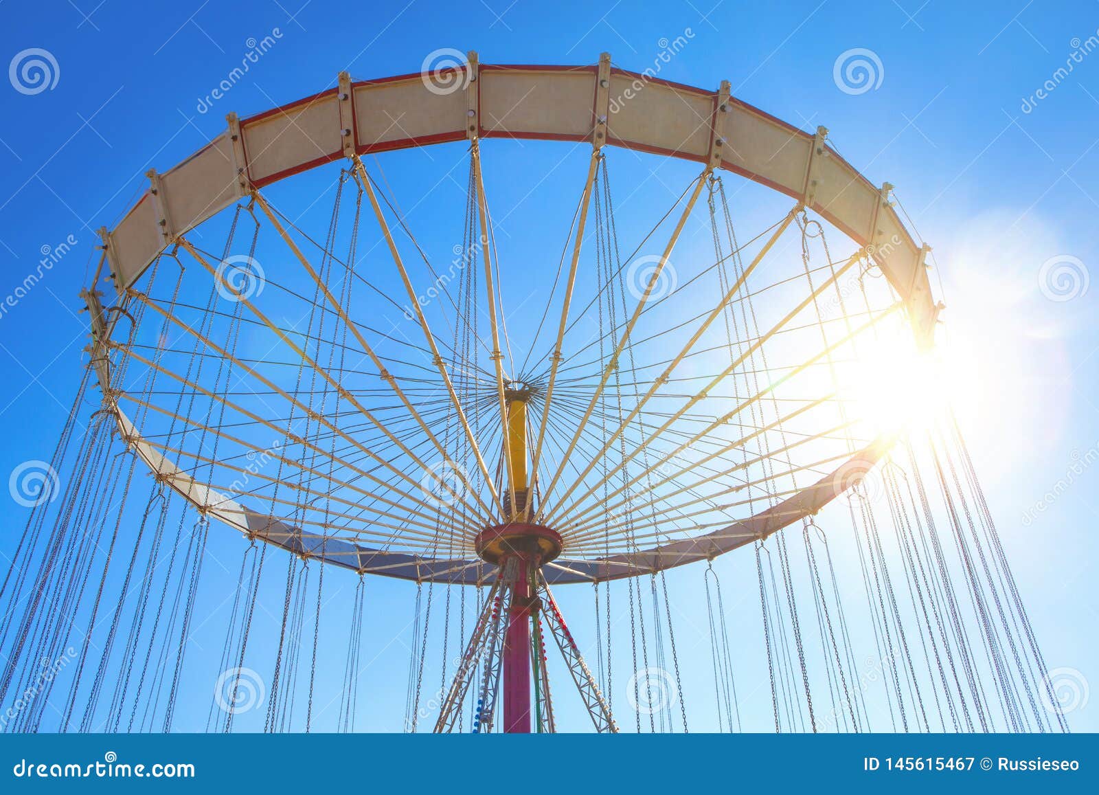 Spinning swing stock image. Image of play, color, leisure - 145615467