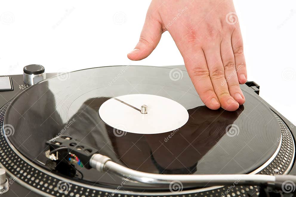 Spinning vynil disc stock image. Image of musical, dance - 12173599