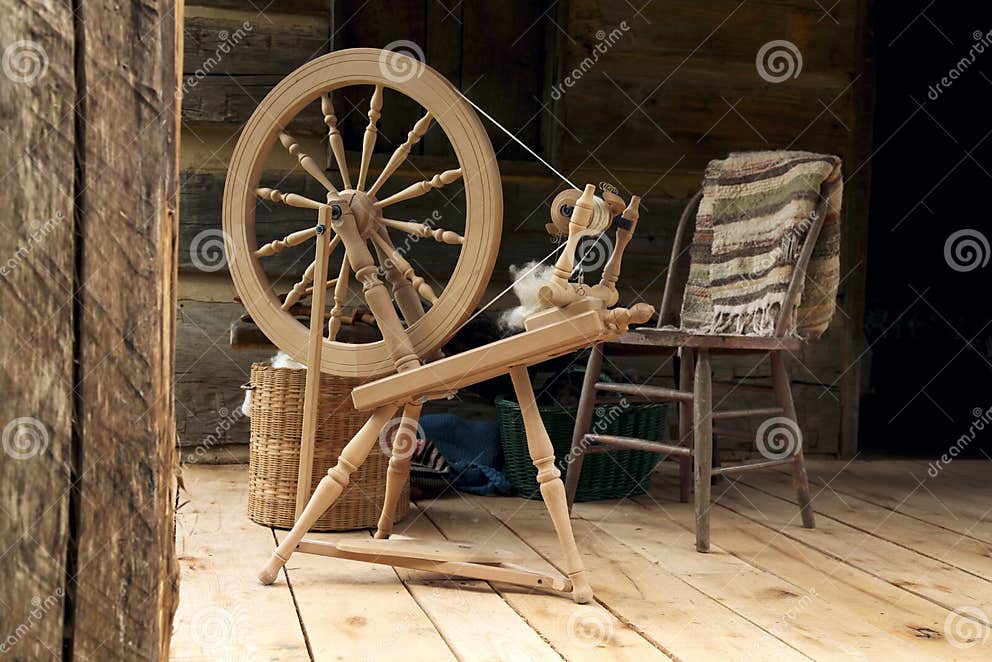 Spinning Wheel stock image. Image of spin, wheel, wood - 15698763