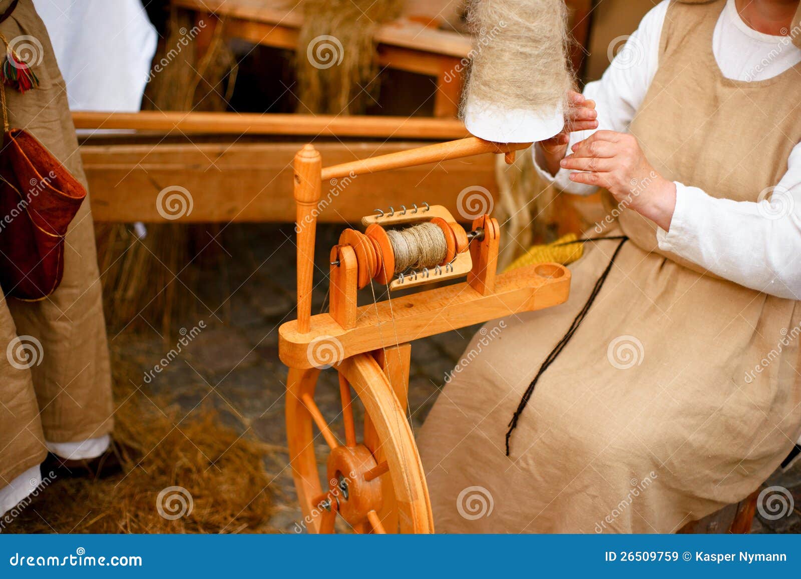 Spinning wheel stock image. Image of homespun, handmade - 26509759