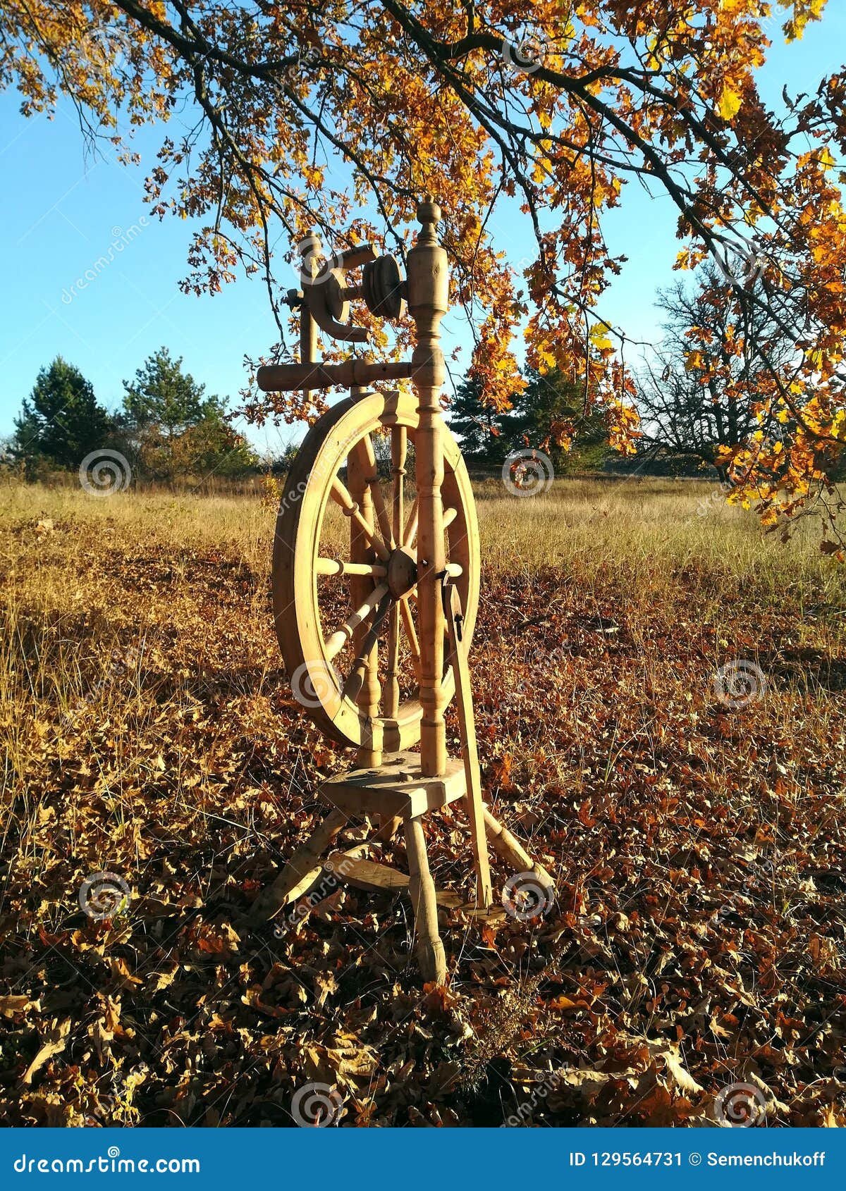 Spinning wheel stock image. Image of background, wheel - 129564731