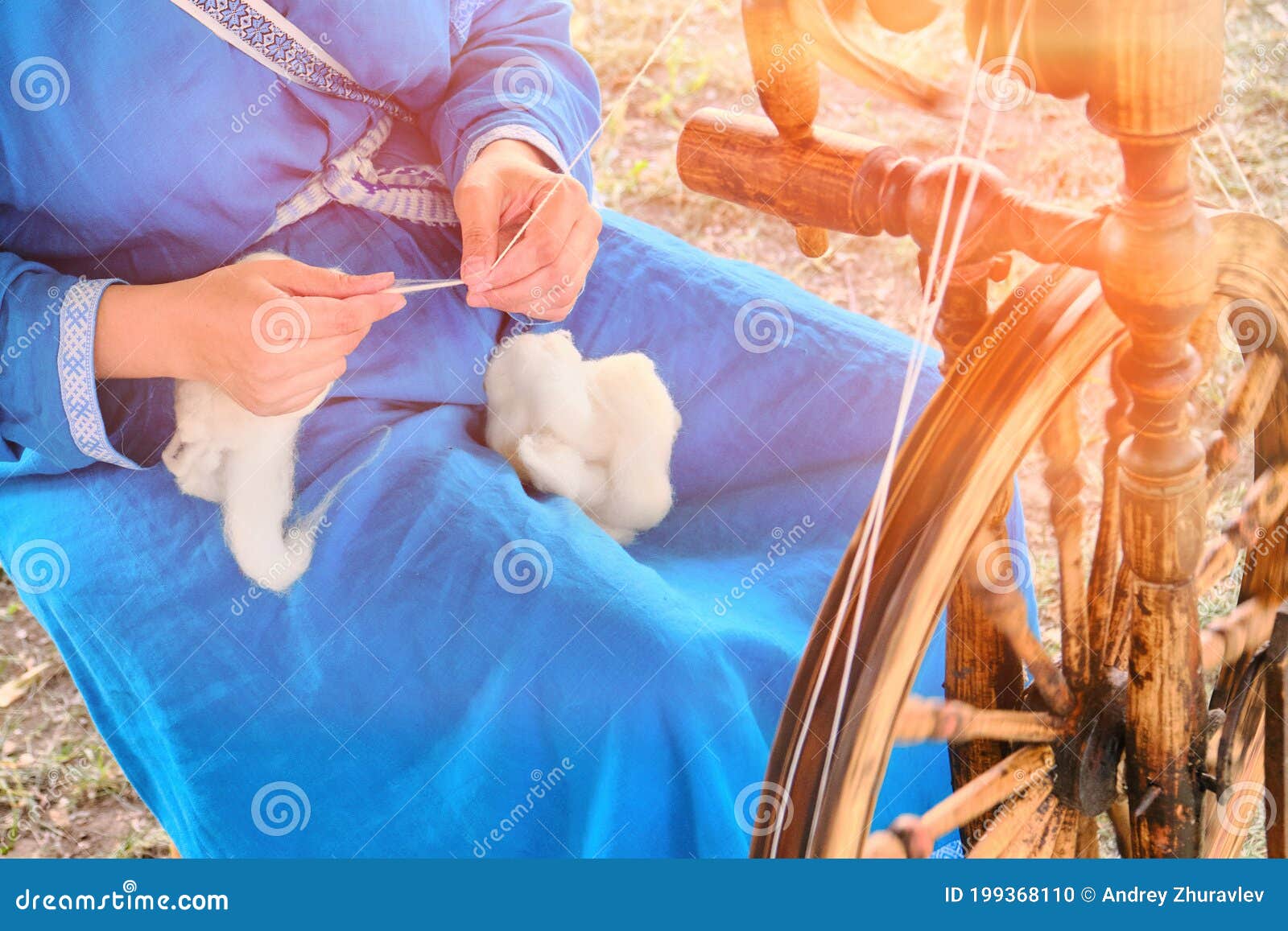 Spinning Wheel is a Device for Manual Spinning of One Yarn Thread. the ...