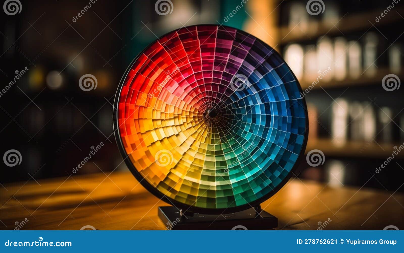 Spinning Wheel of Fun Illuminates Vibrant Nightlife in Modern Design ...