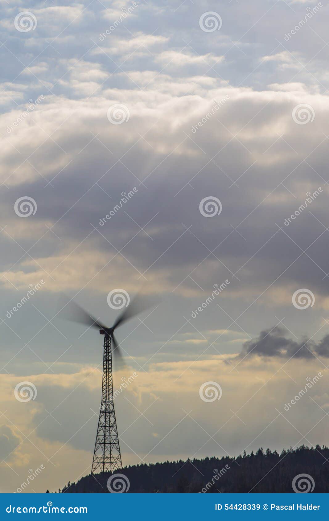 Spinning Windmill stock image. Image of spin, ecology - 54428339