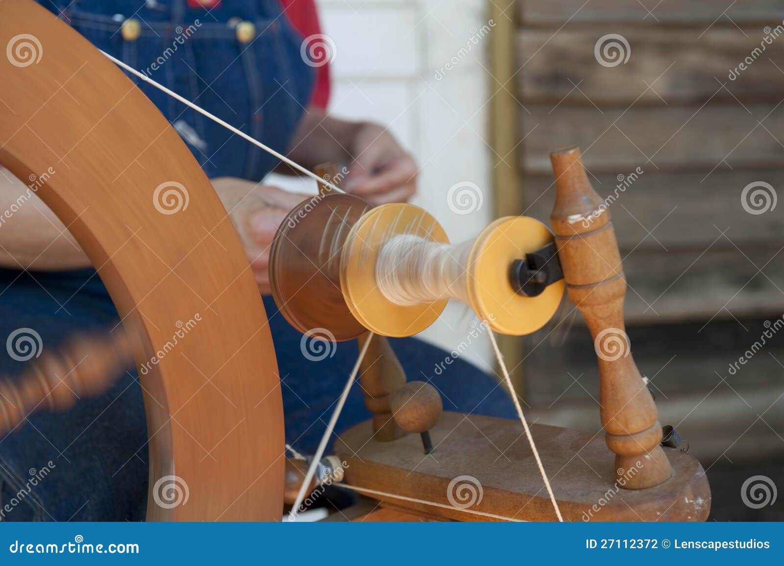 Spinning Wool stock photo. Image of wool, homesteading - 27112372