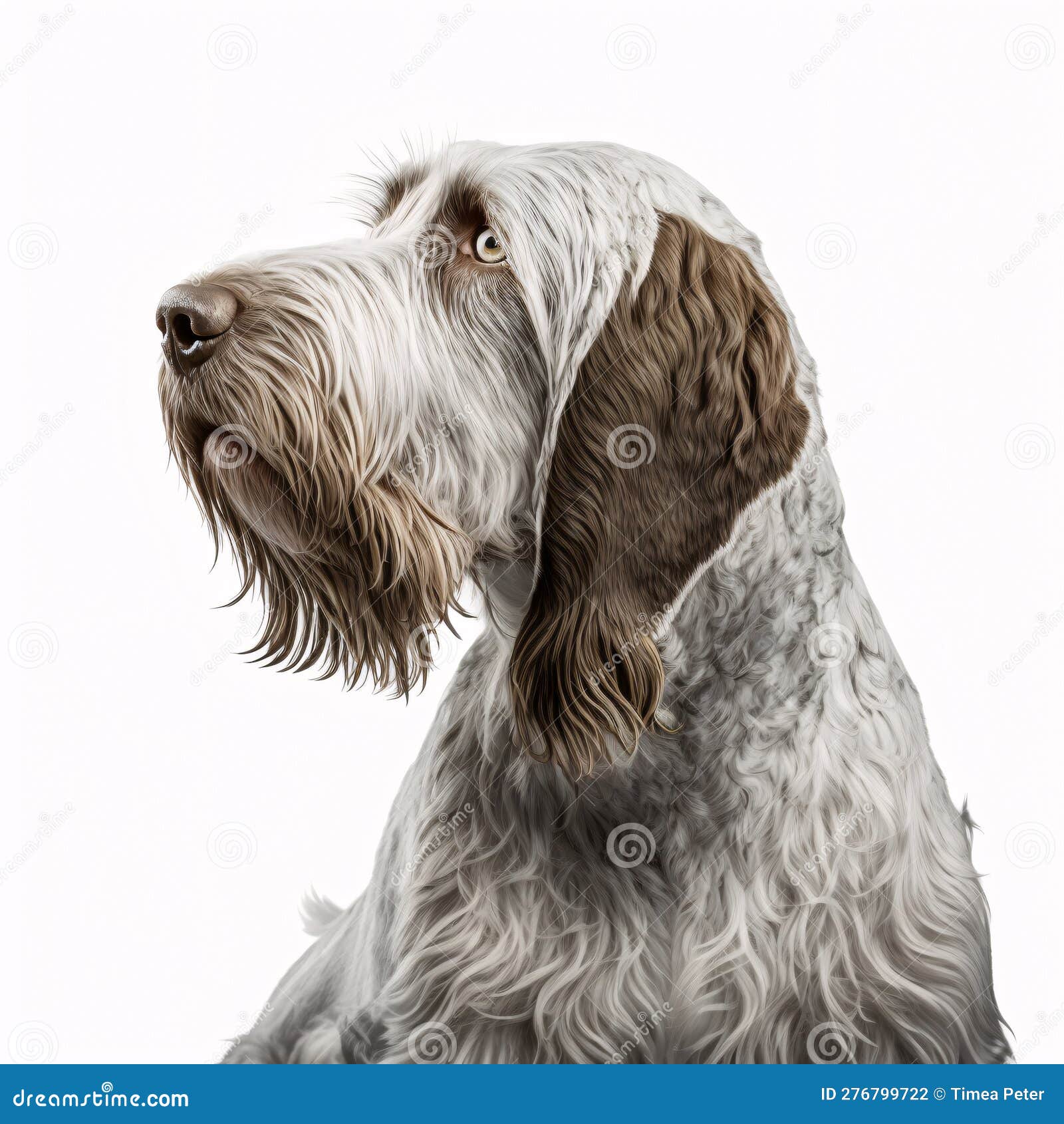 Spinone Italiano Breed Dog Isolated on a Clean White Background Stock ... Spinone Italiano Breed Dog Isolated on a Clean White Background Stock ...