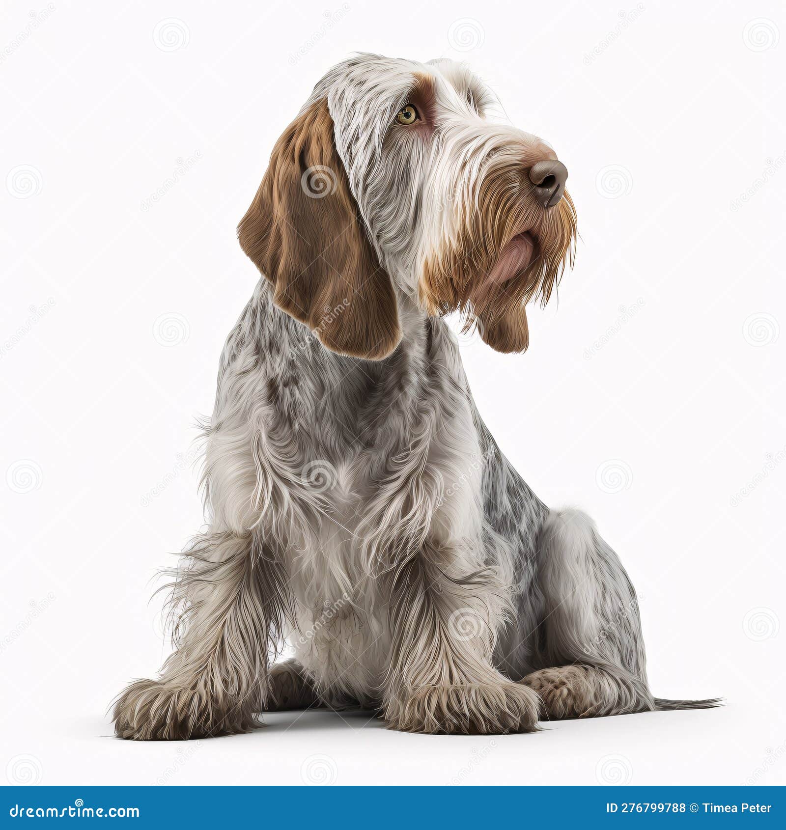 Spinone Italiano Breed Dog Isolated on a Clean White Background Stock ... Spinone Italiano Breed Dog Isolated on a Clean White Background Stock ...