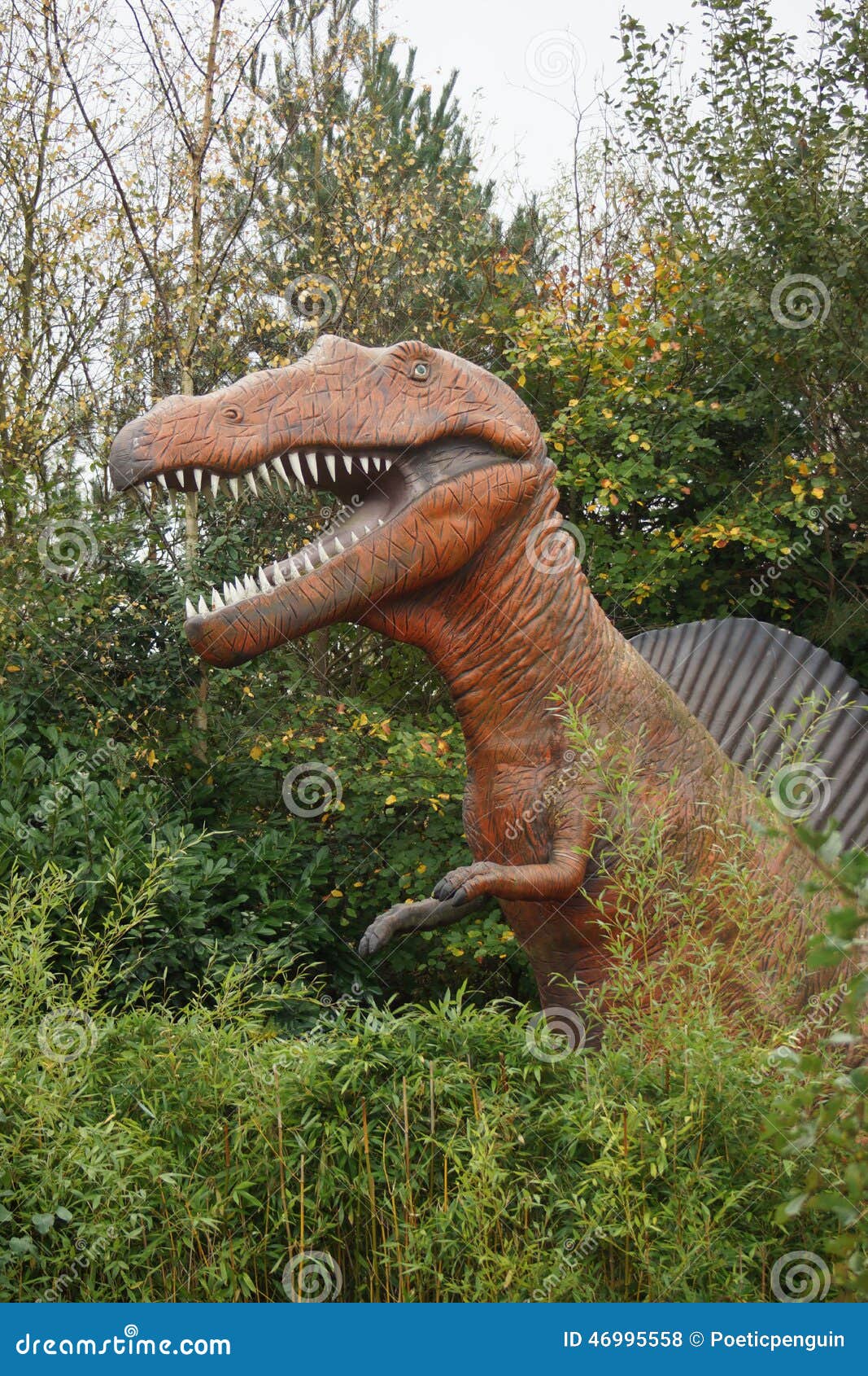 Spinosaurus stock photo. Image of lizard, spined, monster - 46995558