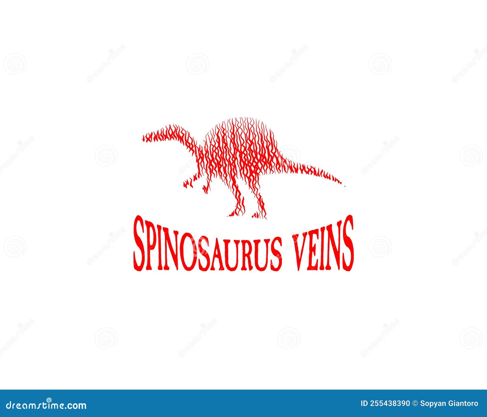 Spinosaurus Logo. Spinosaurus Silhouette. Dinosaur Logo Stock Vector ...