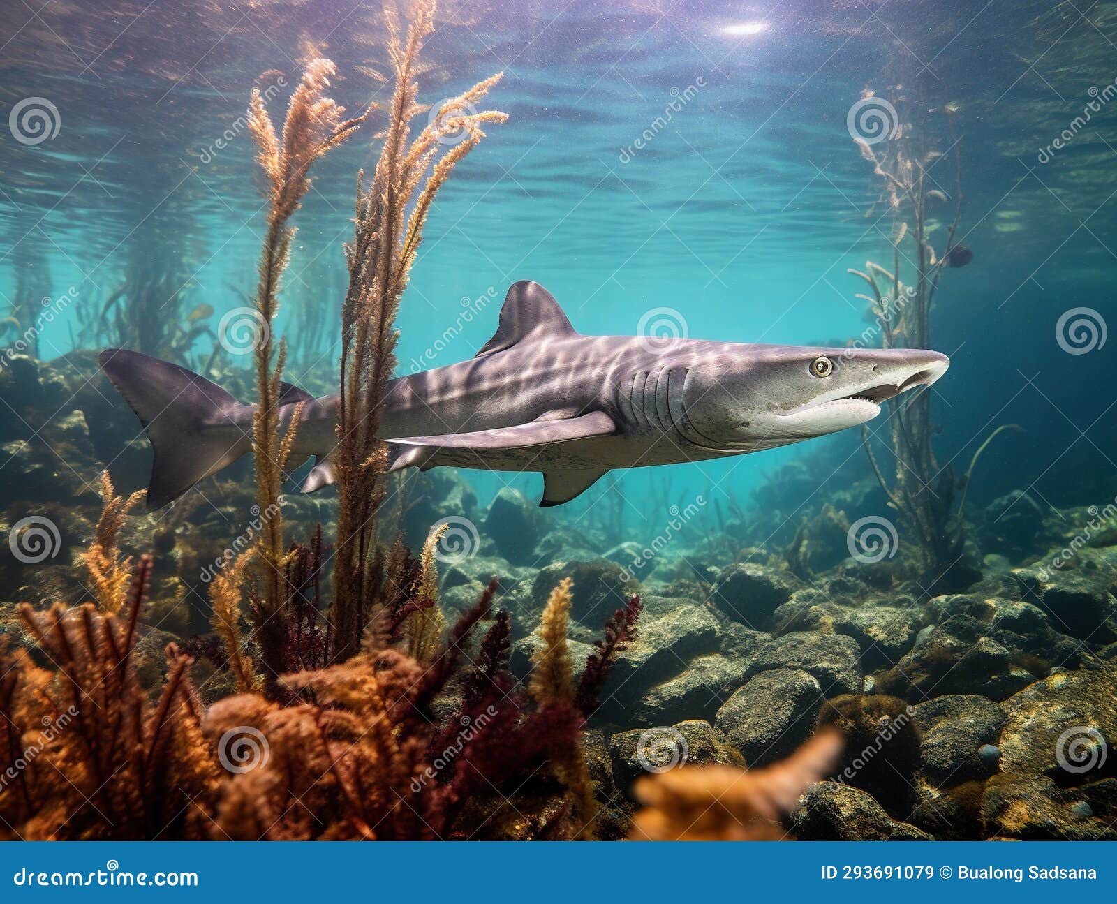 Spiny Dogfish Shark Isolated Coloring Page Cartoon Vector ...