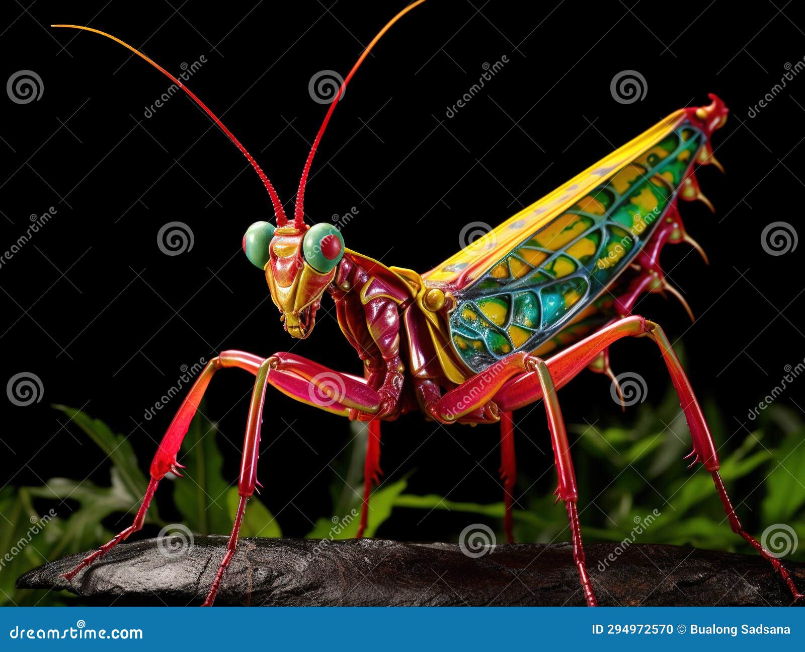 Spiny Mantis Made with Generative AI Illustration Stock Illustration ...