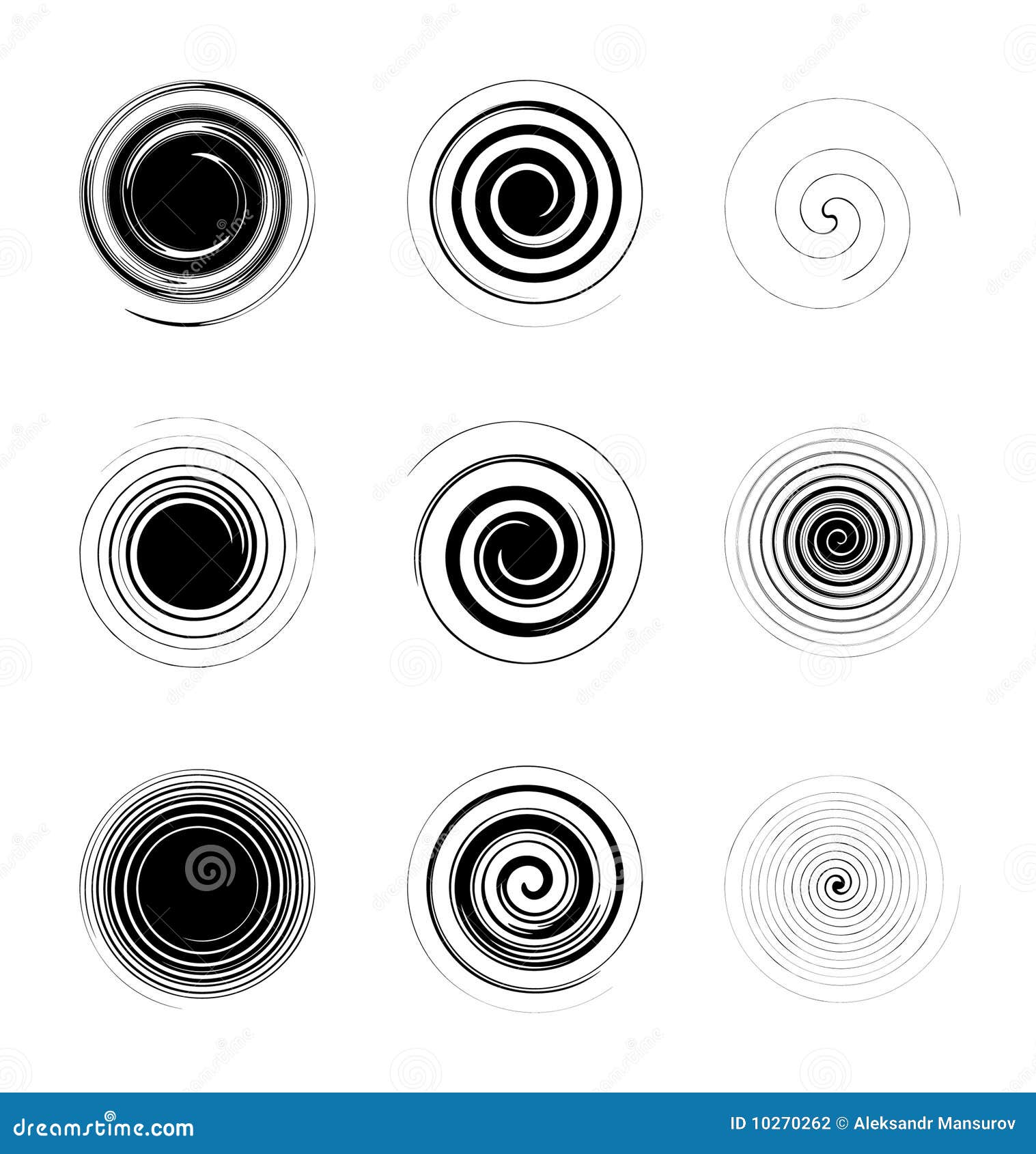 Spiral stock vector. Illustration of framework, abstraction - 10270262