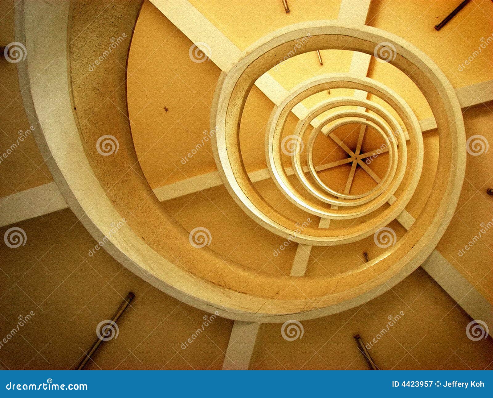 Spiral stock image. Image of infinity, staircase, spokes - 4423957