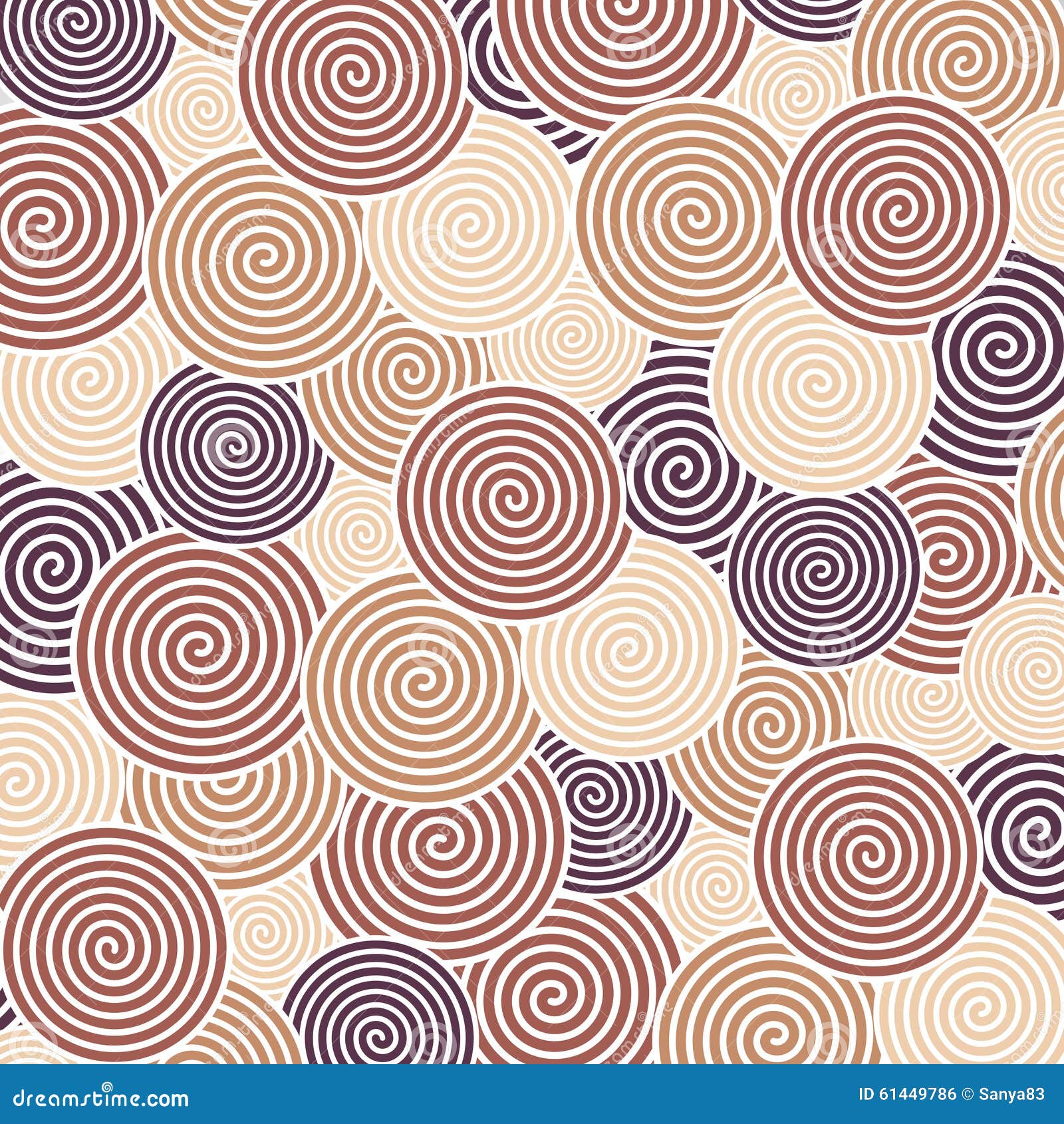 Spiral abstract background stock vector. Illustration of harmony - 61449786