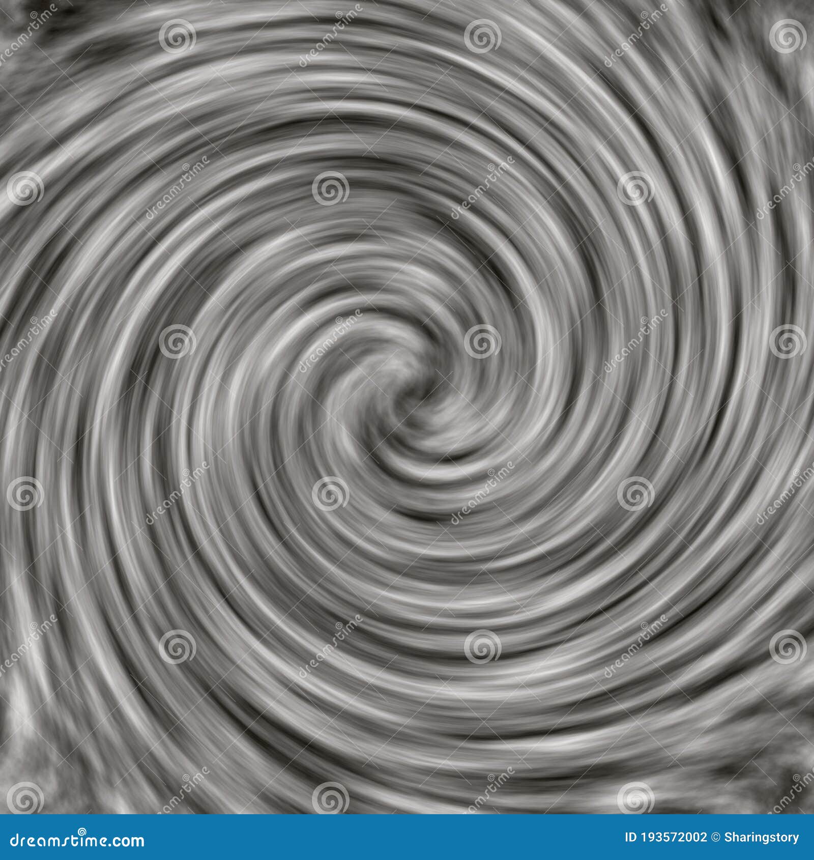 Spiral Abstract Black and White Background Stock Illustration ...