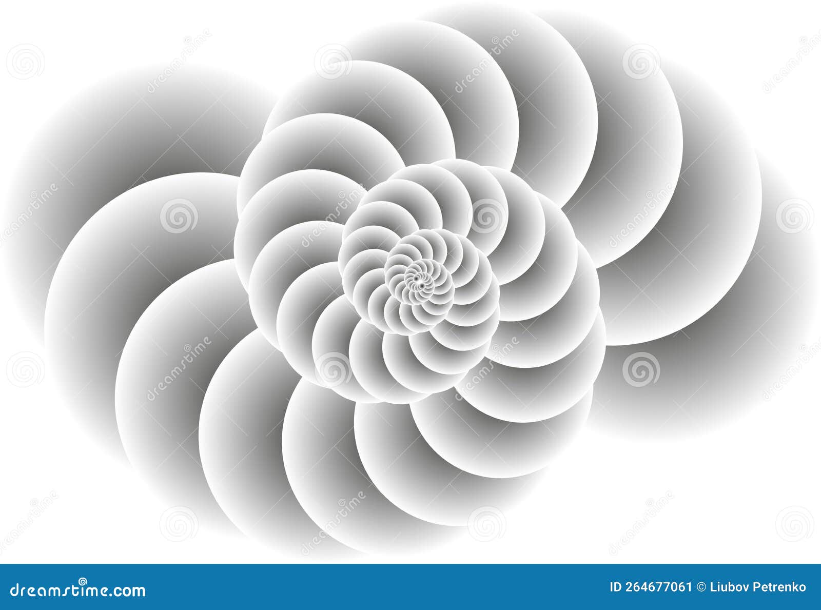 Spiral Abstract Design Element Stock Illustration - Illustration of ...