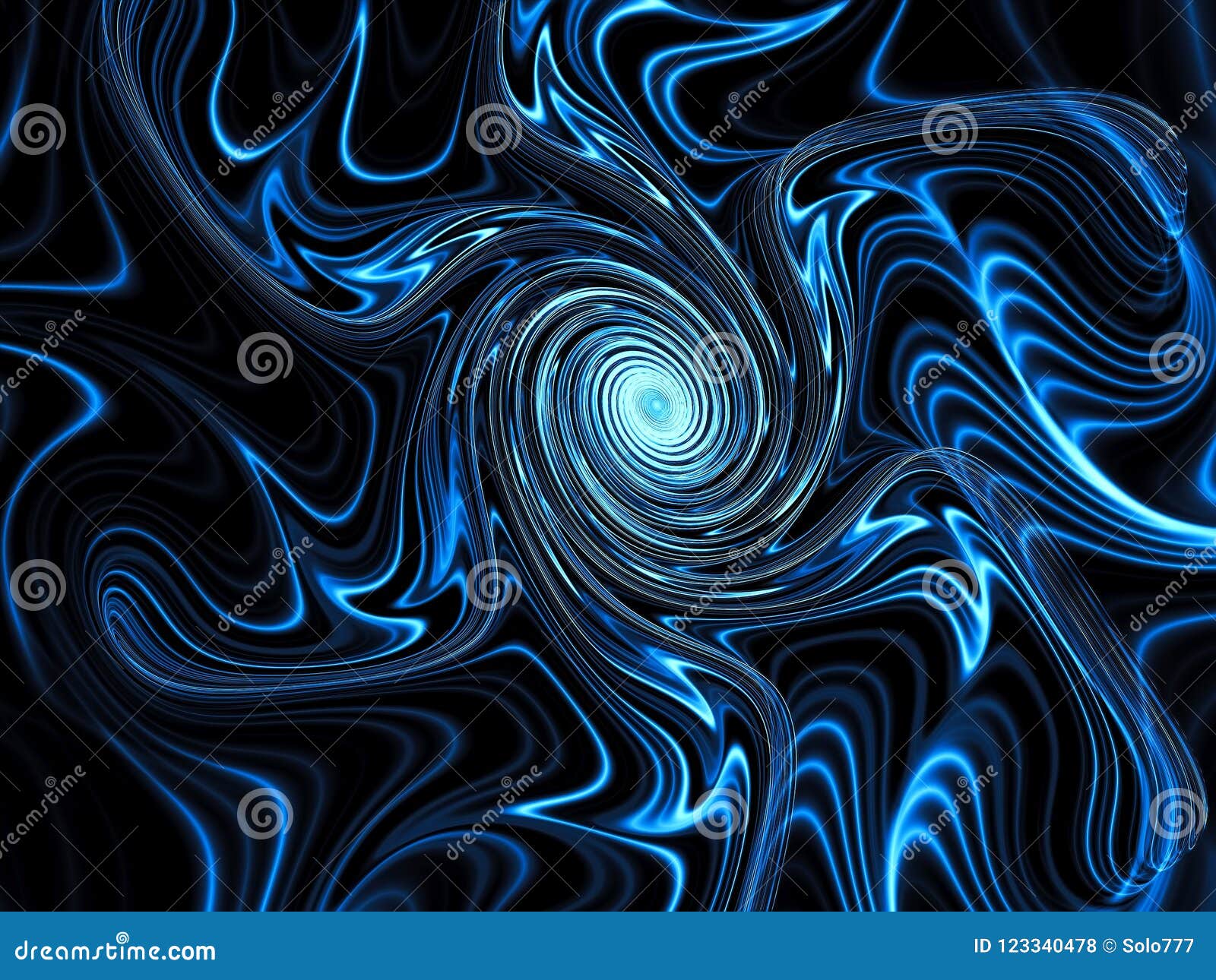Abstract Spiral Background - Digitally Generated Image Stock ...