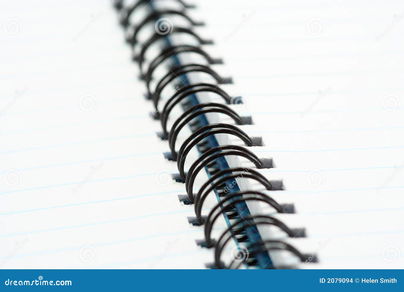 Spiral Binding stock photo. Image of binding, white, black - 2079094